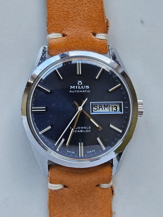 73 Milus 25 Jewels Automatic Day Date | Kaufen auf Ricardo