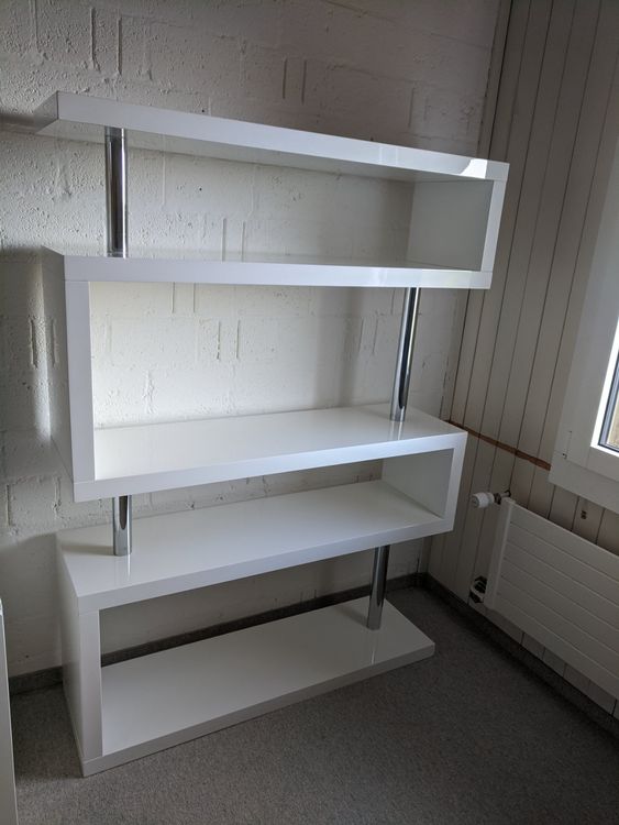 Design-Regal weiss (Gebraucht) in Kuettigen für CHF 4 – nur Abholung ...