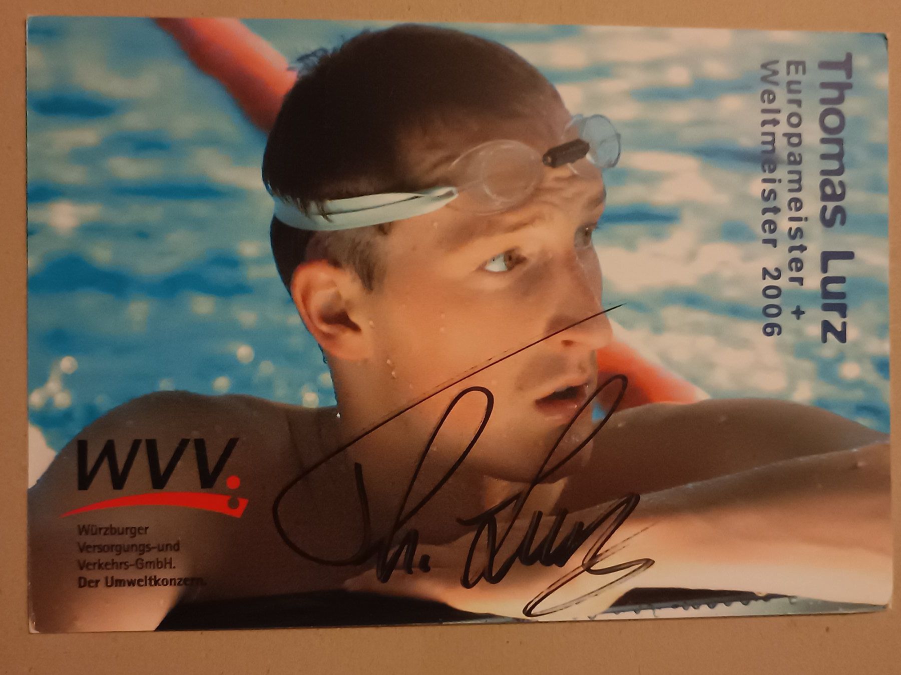 Thomas Lurz - mehrfacher Weltmeister - handsigniert (Gebraucht) in ...