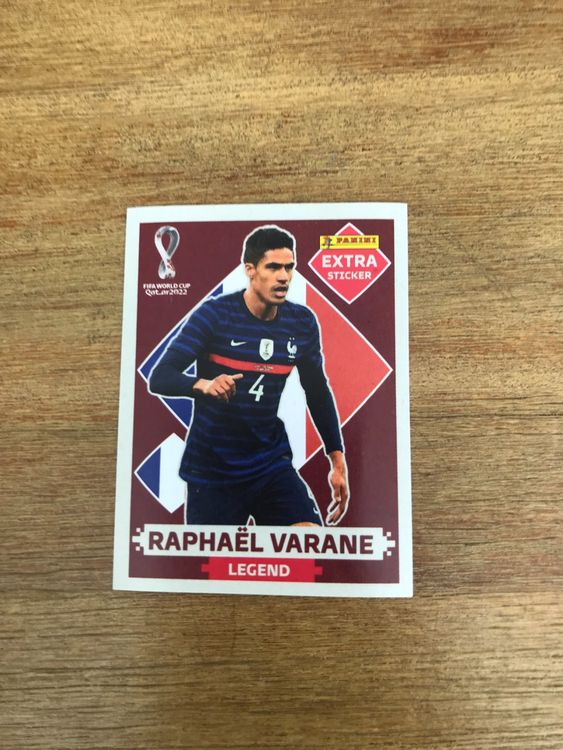 PANINI Extra Sticker Raphael Varane | Kaufen auf Ricardo
