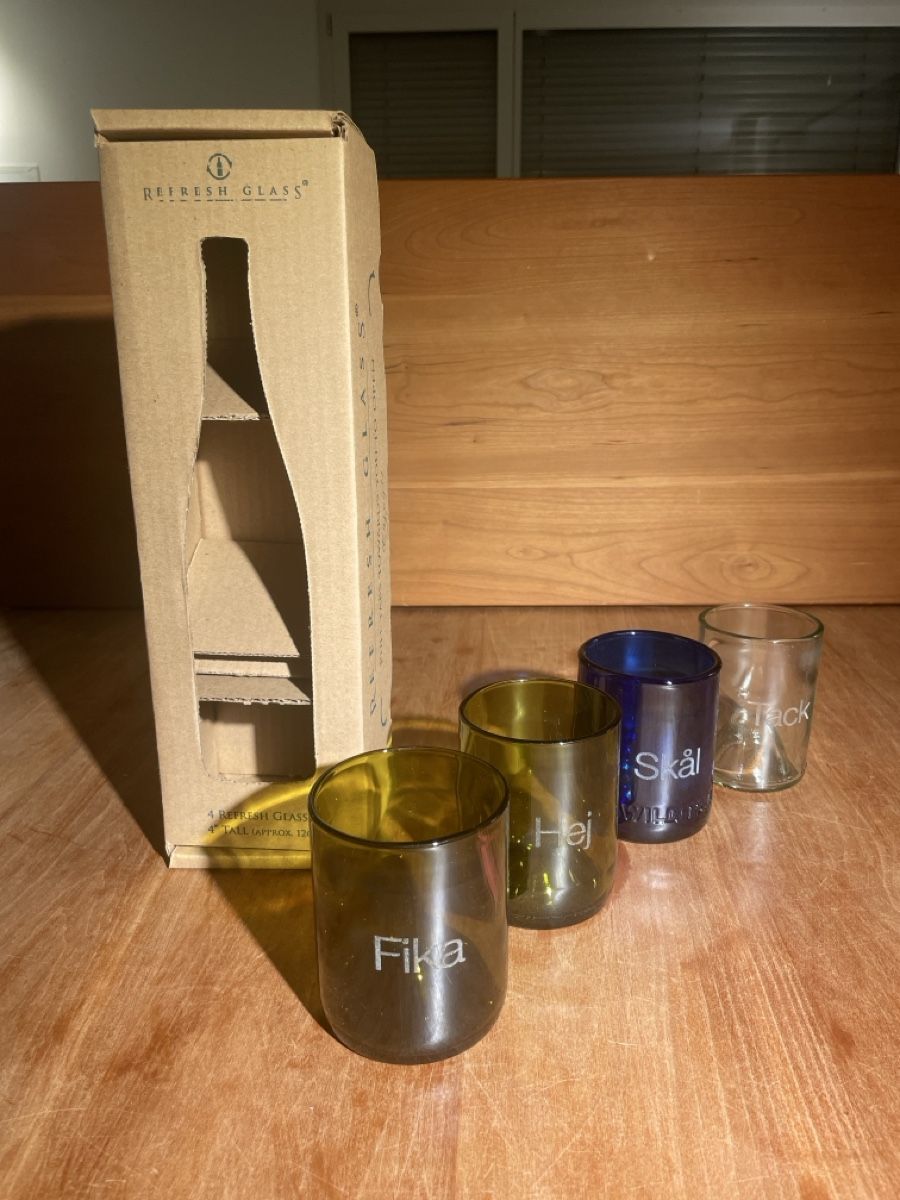 Drink Glas Set 4 Stück in Original Verpackung (Gebraucht) in Twann für ...