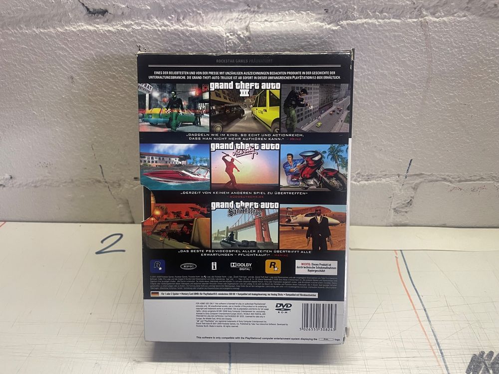 GTA trilogie ps2 / grand theft auto / box / mit zubehör (Gebraucht) in ...