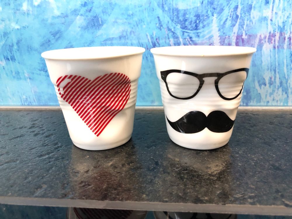 Monsieur Madame Espressotassen Revol Dellenbecher Geschirr (Neu (gemäss ...