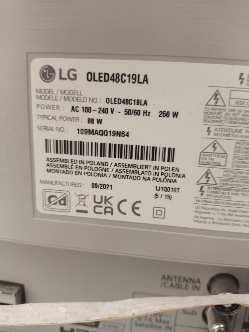 lg C1 OLED 48" (D'occasion) à Lausanne pour CHF 454 – retrait ...