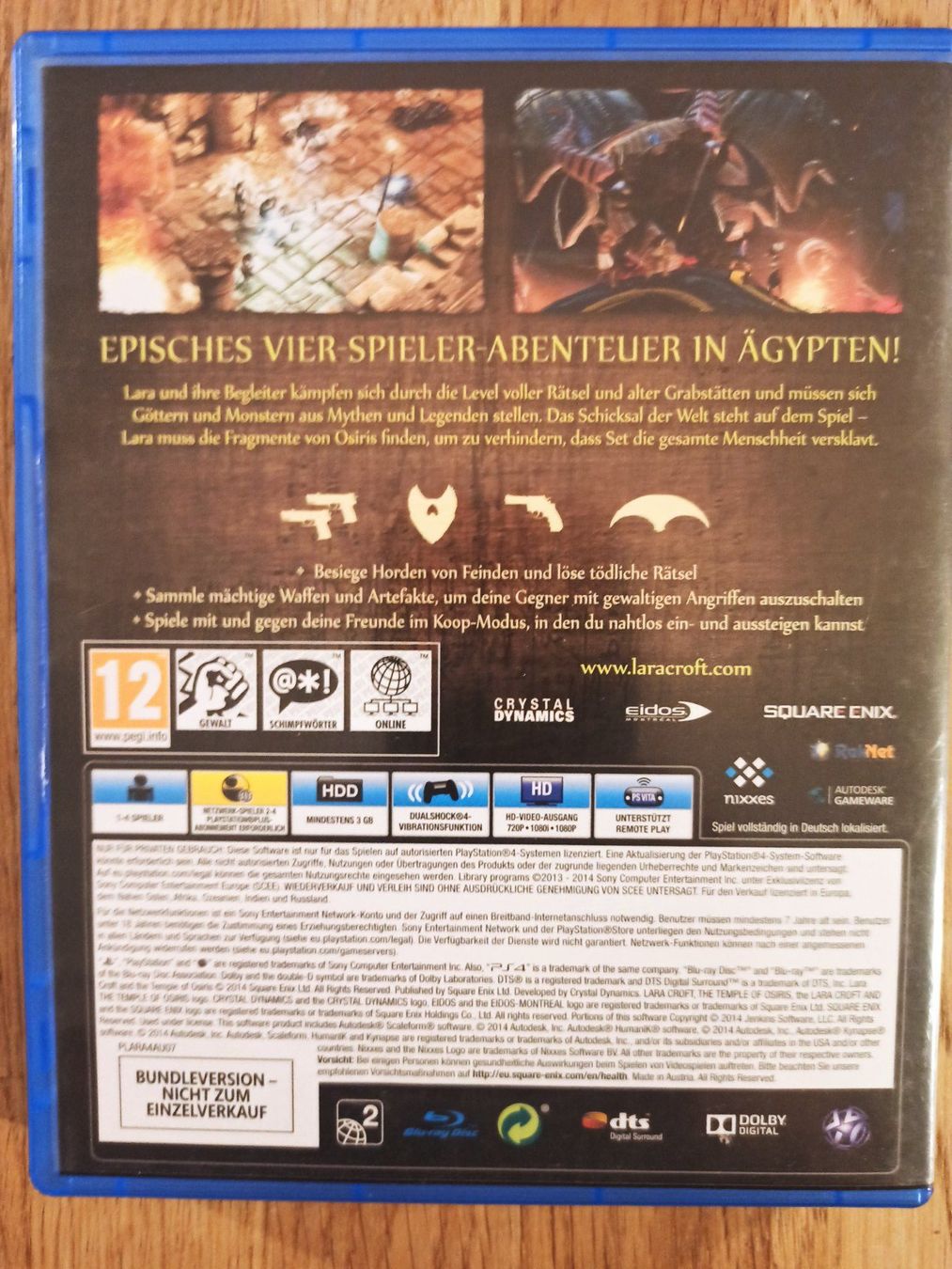 Lara Croft - Tempel des Osiris PS4 / PS5 📀🎮📀 (Gebraucht) in ...