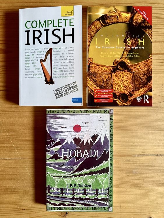 Irish Language Books Set: Learn Gaelic & Enjoy Tolkien! (Gebraucht) in ...