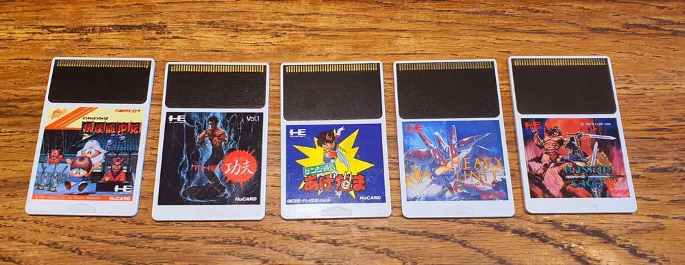 HuCARD 5x Games NEC (PC Engine) | Kaufen auf Ricardo