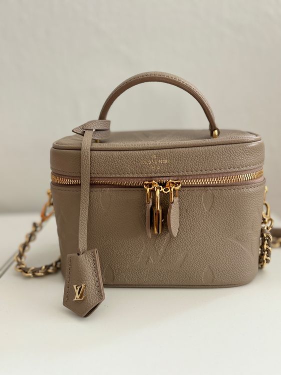 Louis Vuitton Vanity PM Full set empreinte tourterelle (Neu und ...