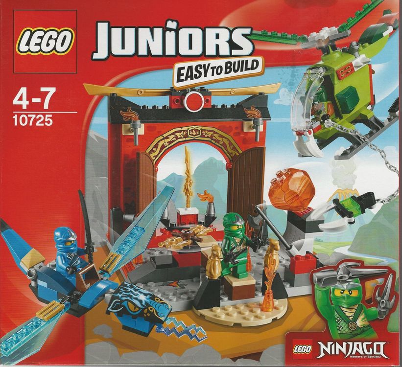 LEGO JUNIORS EASY TO BUILD NINJAGO 10725 IL TEMPIO PERDUTO (Neu und ...