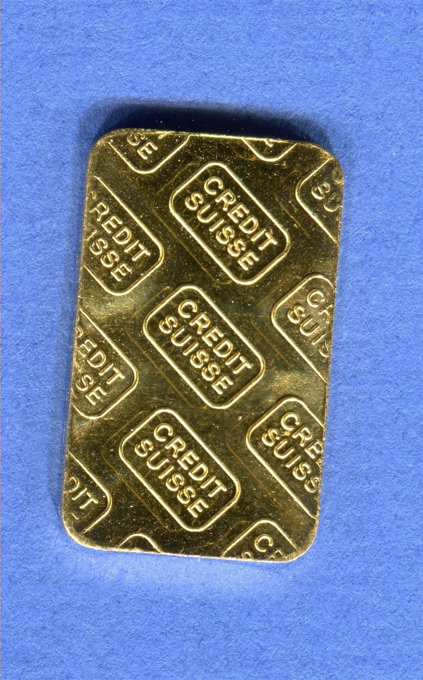 (936) 5 g. Goldbarren Credit Suisse Stgl (Gebraucht) in Rüthi (Rheintal ...
