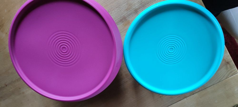 Tupperschüssel Set mit Deckel (Sonnendeckel)4,3 l +2,5 l (Neu und ...