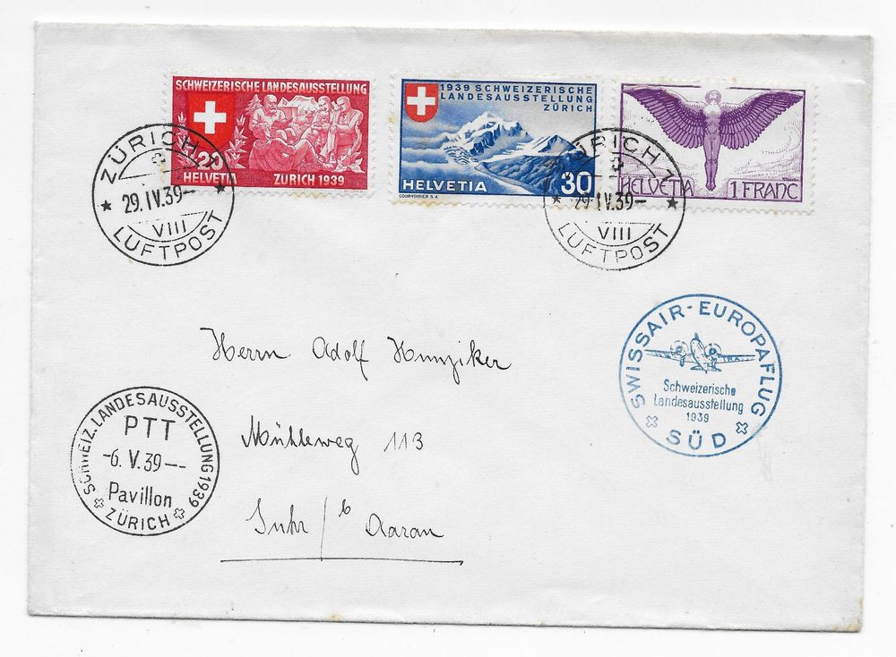 Swissair Europaflug Süd 1939 | Kaufen auf Ricardo
