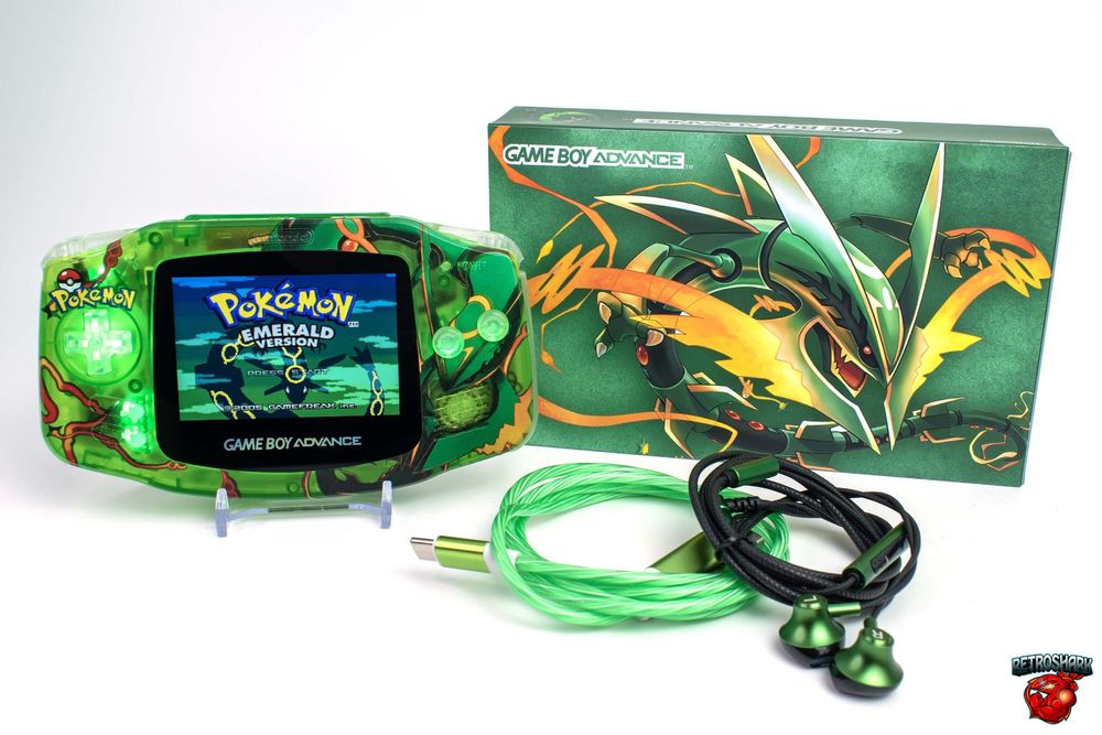 GameBoy Advance IPS Pokémon Rayquaza Edition with LED Button (Gebraucht) in Savosa für CHF 380 ...