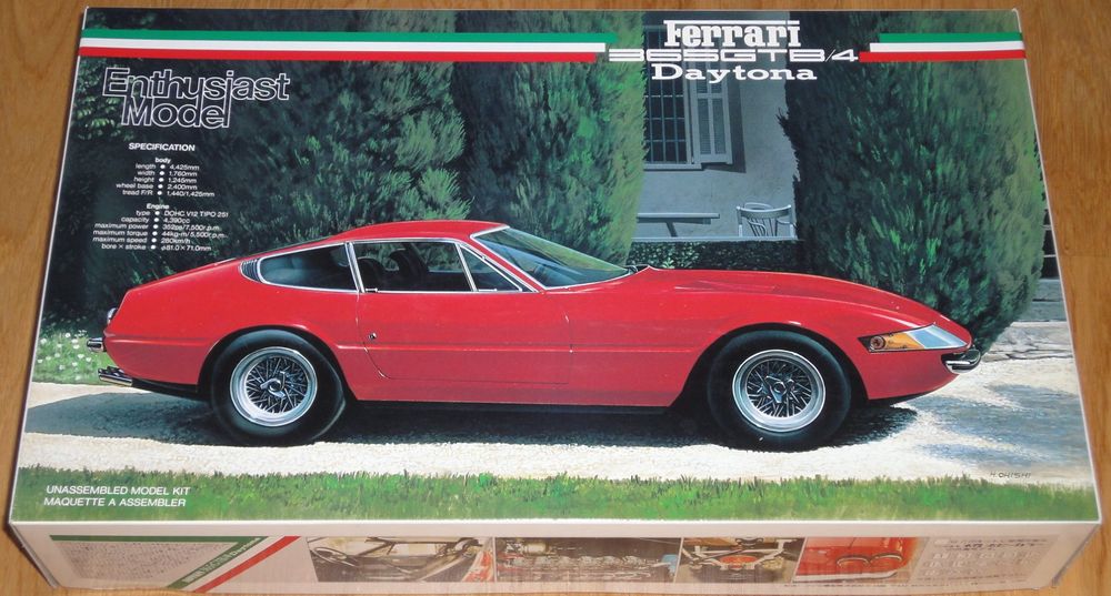 FUJIMI ENTHUSIAST MODEL FERRARI 365GTB/4 DAYTONA 1:24 (Neu (gemäss Beschreibung)) in Frümsen für ...