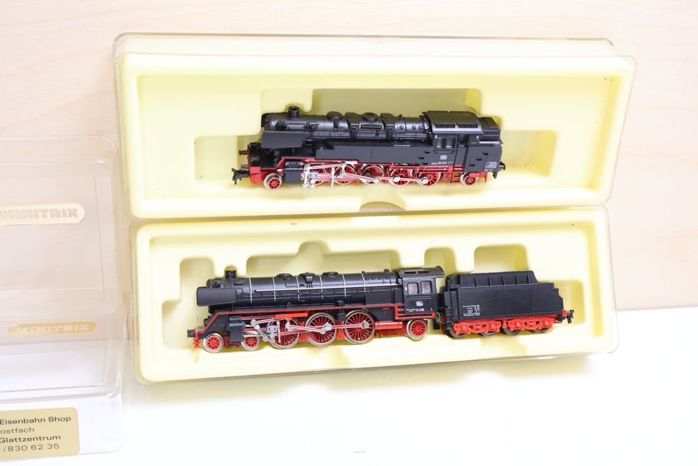 Minitrix Doppelpack Dampfloks BR 85 / 01 - Spur N (Gebraucht) in ...