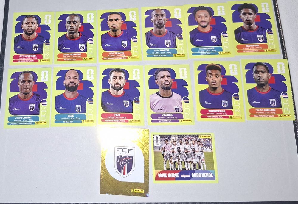 Panini Fifa World Cup 2026 - Cape Verde Team - 14 stickers (Neu (gemäss ...