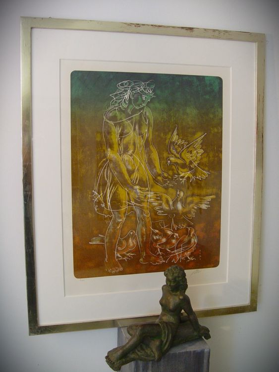 Schöne Lithographie von Hans Erni (Gebraucht) in Rotkreuz für CHF 650 – nur Abholung auf Ricardo ...