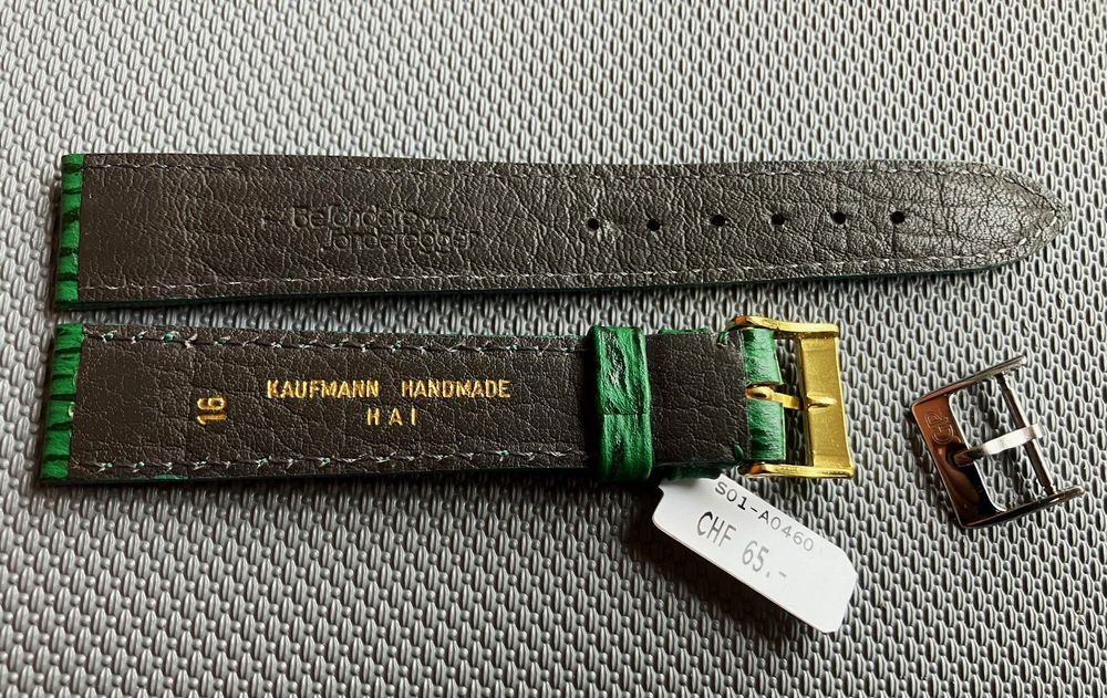 Girard Perregaux Schliesse + Kaufmann Hai Uhrband 16mm NEU (Neu (gemäss ...