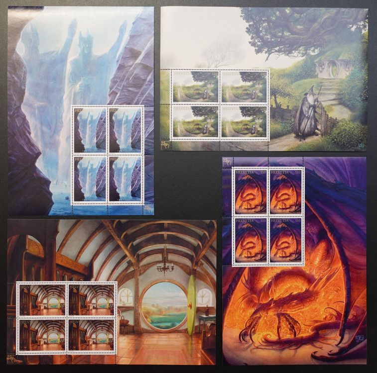 2023, 1955 - 1958, Spezialbogenserie Tolkien, Postfrisch** (Neu (gemäss ...