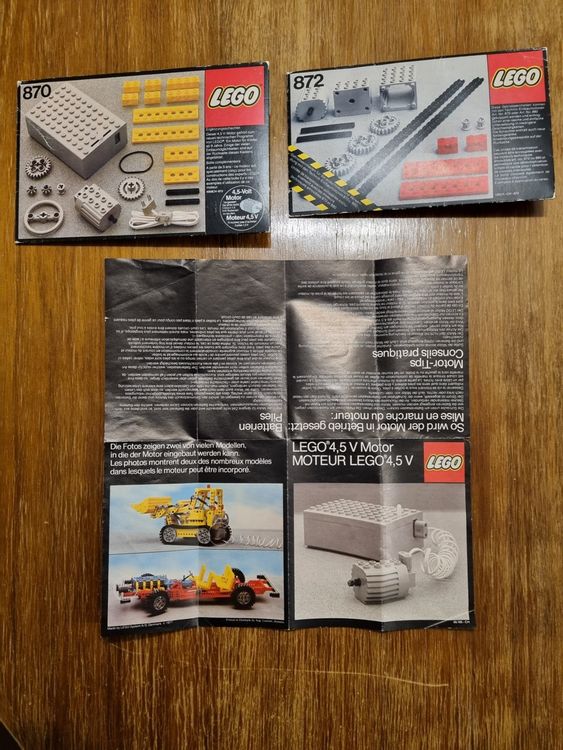 LEGO Technic 870 + 872 OVP + Bauanleitung | Kaufen auf Ricardo