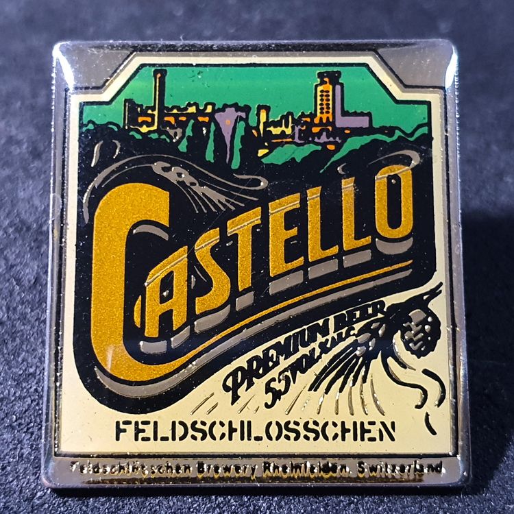 Y709 - Pin CASTELLO Premium Beer Feldschlösschen Rheinfelden (Gebraucht ...