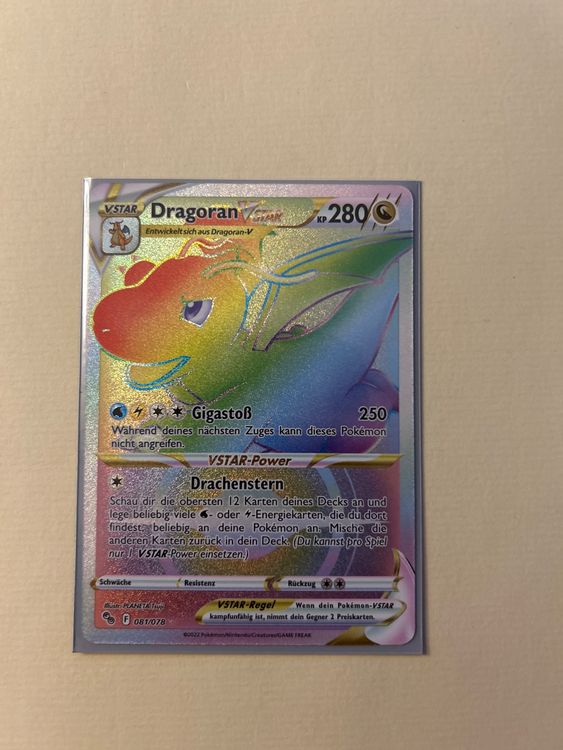 Dragoran Dragonite VSTAR Rainbow Fullart Secret Rare (Gebraucht) in ...