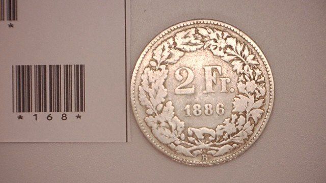 2 Franken 1886 CH Silber sehr schön | Kaufen auf Ricardo