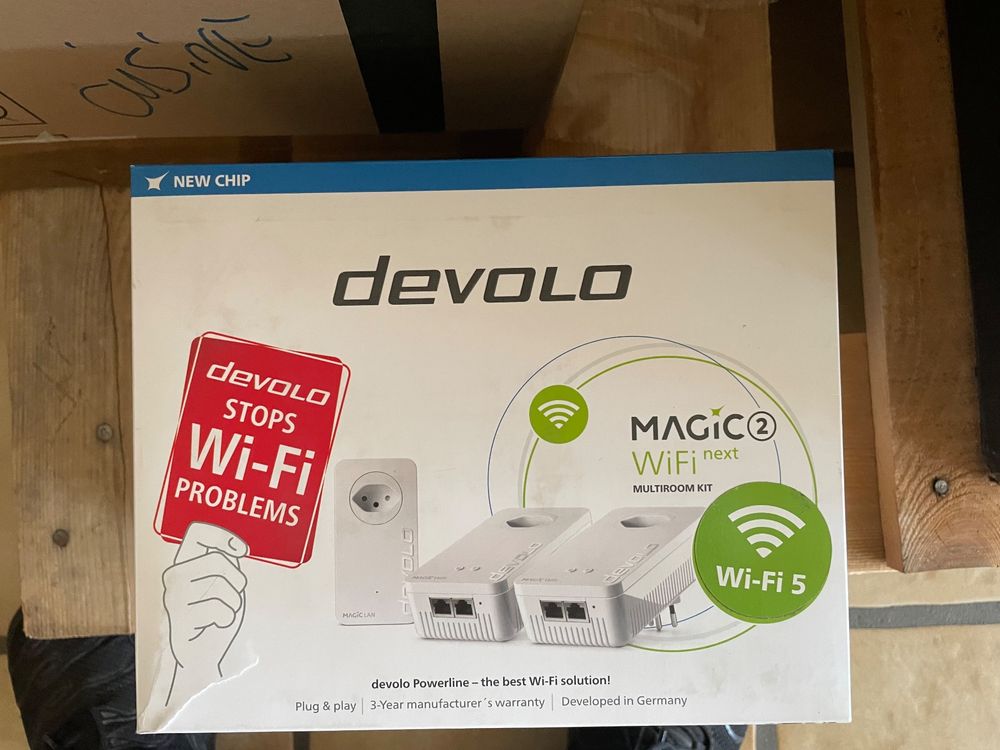 DEVOLO Magic 2 WiFi next Multiroom Kit Powerline Adapter (Neu (gemäss ...