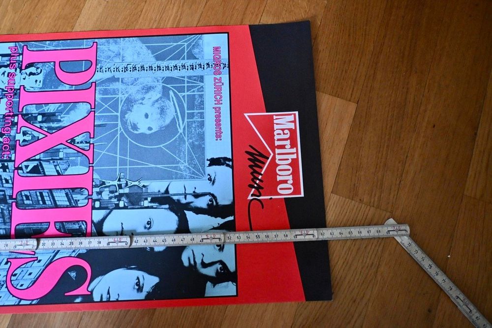 PIXIES pale saints ORIGINAL KONZERTPLAKAT 1990 Zürich (Gebraucht) in ...