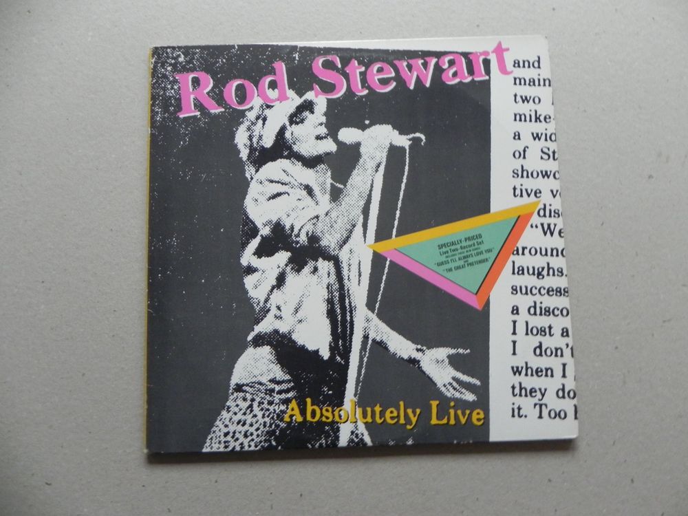 Doppel LP brit. Rock Pop Sänger Rod Stewart 1982 Live | Kaufen auf Ricardo