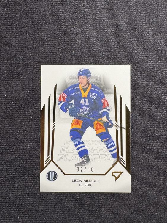 Leon Muggli EV Zug Ice Hockey Card - Limited Edition! (Neu (gemäss ...