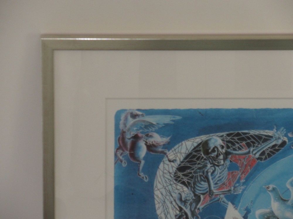 Hans Erni FRIEDENSWUNSCH handsig/handn. gerahmt mit PP | Kaufen auf Ricardo