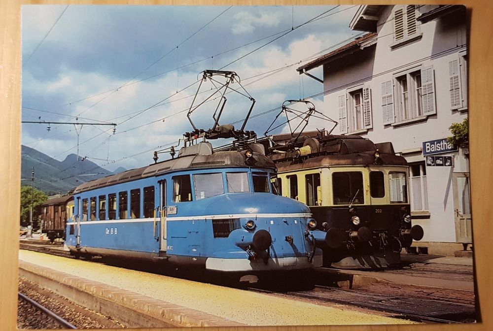 Oensingen-Balsthal Bahn OeBB - RBe 2/4 202 & BDe 2/8 203 | Kaufen auf ...