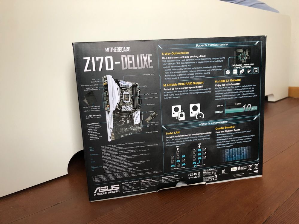 Asus Z170 Deluxe Motherboard | Kaufen auf Ricardo