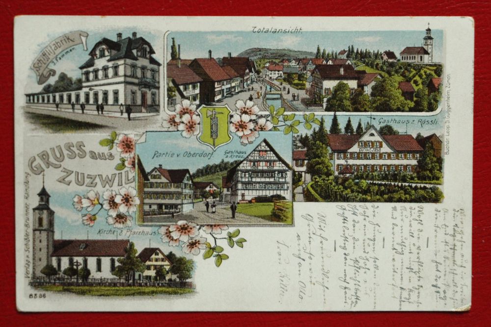 AK LITHO "GRUSS AUS ZUZWIL" 1906 | Kaufen auf Ricardo