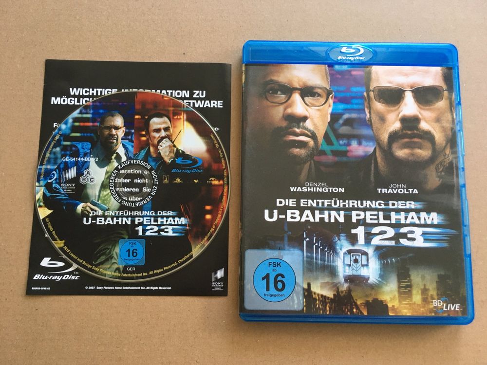 Die Entführung der U-Bahn Pelham [Blu-ray] (Gebraucht) in St.Gallen für CHF 1.9 – mit Lieferung ...