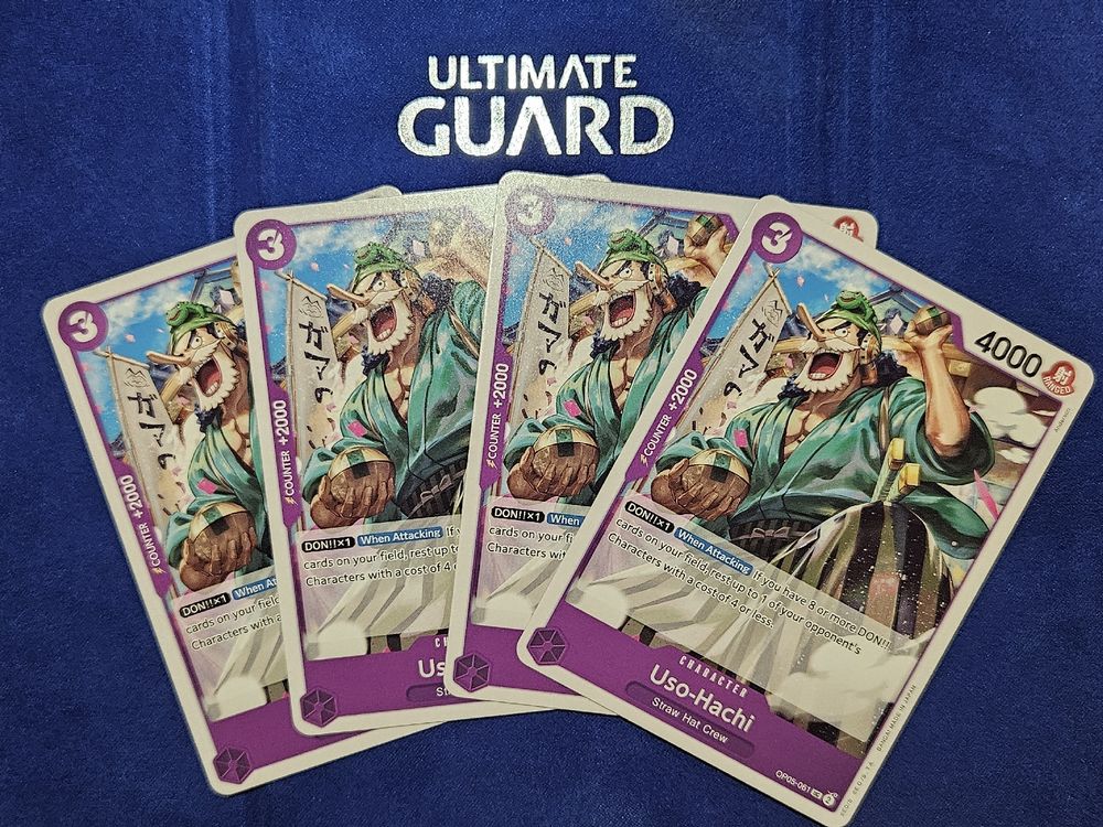 4x One Piece TCG - Uso-Hachi Playset EN (Neu (gemäss Beschreibung)) in ...