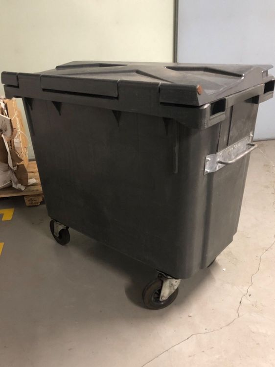 Kunststoff Container 600 Liter, Roll- Kehrichtcontainer (Gebraucht) in ...