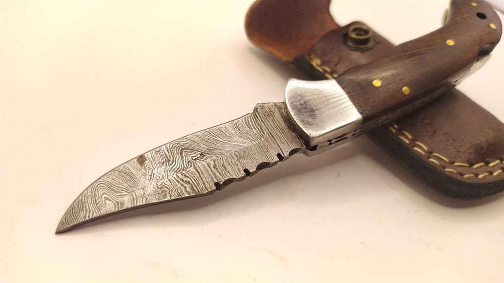 Taschenmesser Damast Messer Klappmesser Damastmesser Knife (Neu und ...