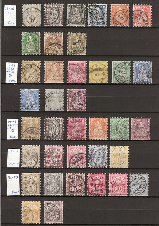 CH Sammlung ab 1862 - 1908 : KP 10000.-- (Gebraucht) in Gümligen für CHF 376 – mit Lieferung auf ...