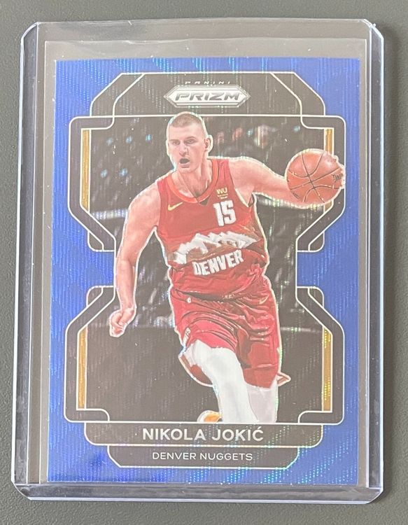 NBA Nikola Jokic 2021 Panini Prizm Blue Wave Parallel Card | Kaufen auf ...