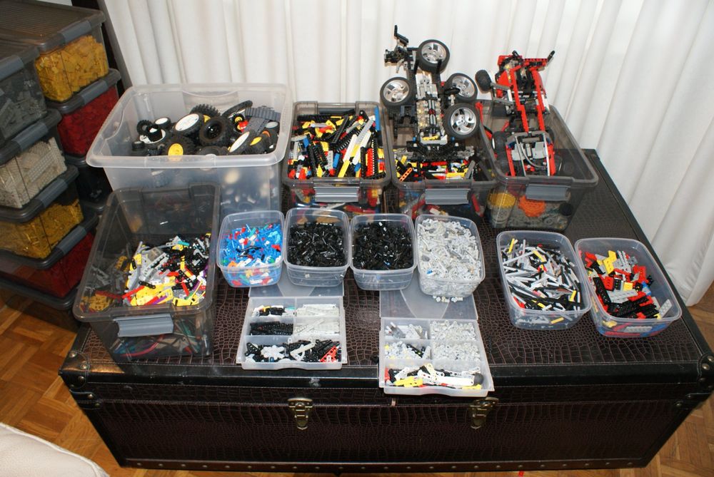 15 Kilo Lego Technic Sammlung mit vielen sortierten Teilen (Gebraucht ...