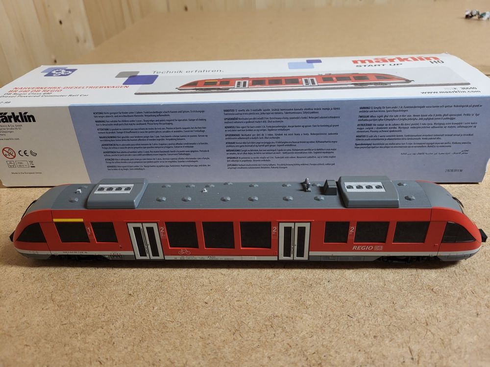 Märklin 36640 H0 Dieseltriebwagen BR 640 DB Regio, MFX (Gebraucht) in ...