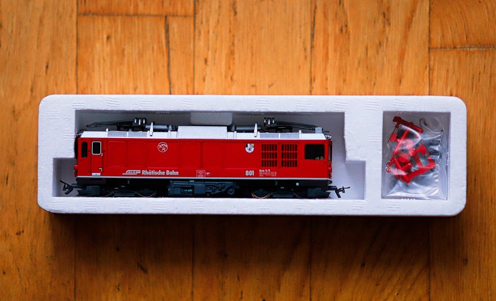 BEMO 1267 121 RhB Gem 4/4 801 modernisiert ( wurde Geändert) (Neu (gemäss Beschreibung)) in ...