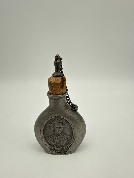 Flachmann aus Zinn, Ludwig II, Bayern aus dem Jahr 1867 (Gebraucht) in ...