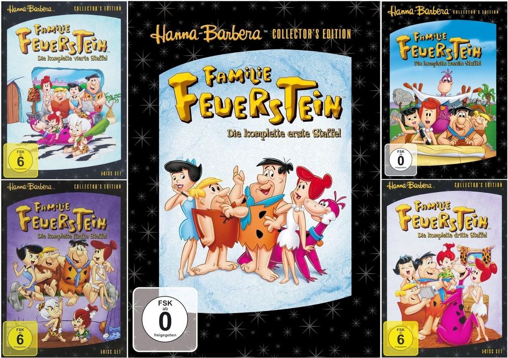 Familie Feuerstein Komplette Kult-Serie Coll.Ed. DVD DE NEUW (Gebraucht ...