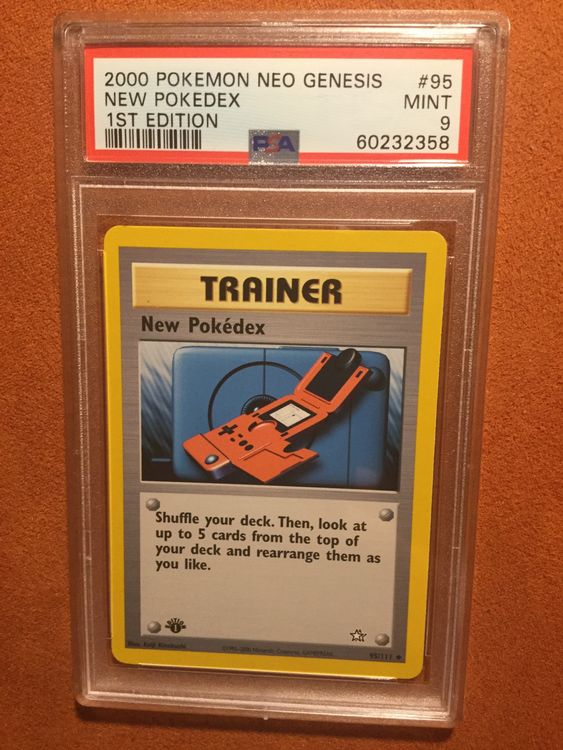 New Pokedex 1st edition, Neo Genesis (2000), PSA 9 Mint | Kaufen auf ...