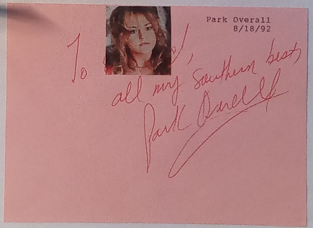 Park Overall Autogramm signiert Karte 10x15cm | Kaufen auf Ricardo