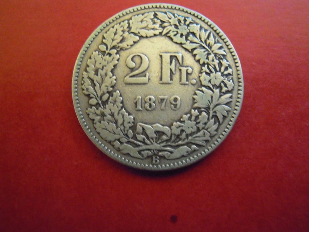 2 Fr. 1879 uralt (Gebraucht) in Kriegstetten für CHF 9 – mit Lieferung auf Ricardo kaufen
