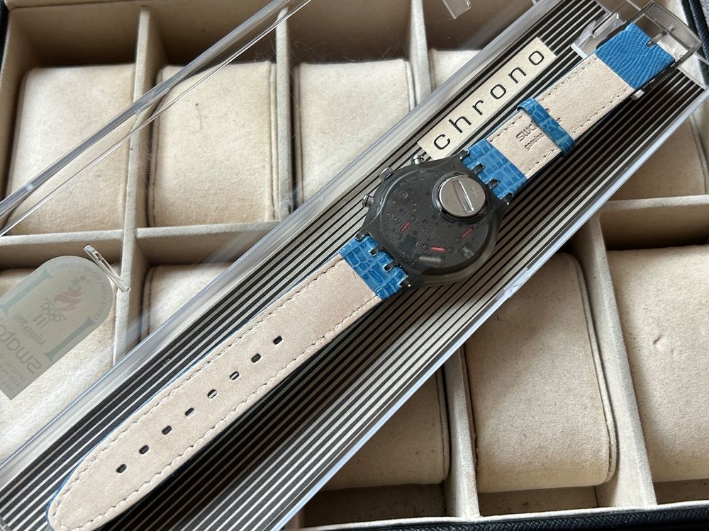 Swatch chronograph ICE CUBE SCM402 neuve 1994 fonctionne | Kaufen auf ...